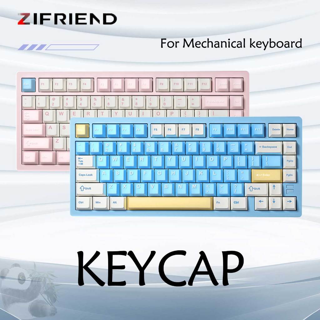 Jual FURYCUBE PBT Material Semi Transparent DIY Customized F75PRO Game ...