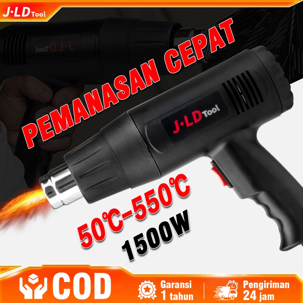 Jual JLD Hot air gun Mesin Pemanas 1500w Dryer Heat Solder Thermal Heat Gun 2 tingkat panas ...