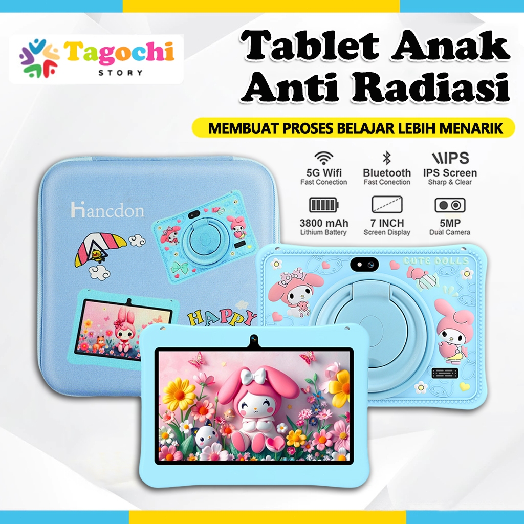 Jual Tablet Edukasi Anak TAGOCHI F06 Dengan Kemasan Tas / Tablet ...