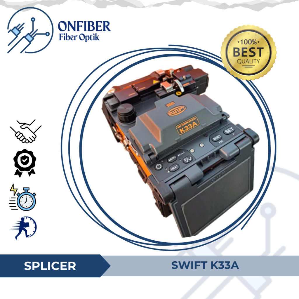 Jual Fusion Splicer Swift K33A – Mesin Penyambung Fiber Optik All-in ...