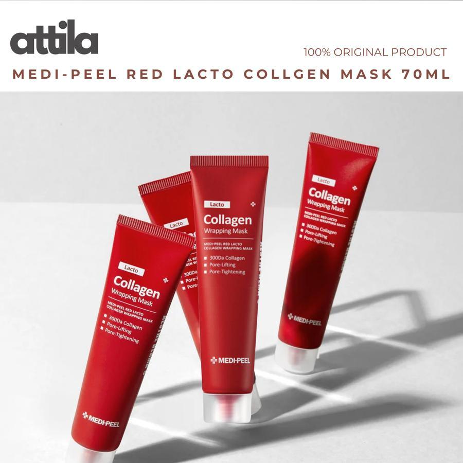 Jual Medipeel Red Lacto Collagen Wrapping Mask Korea 70ml | Shopee ...