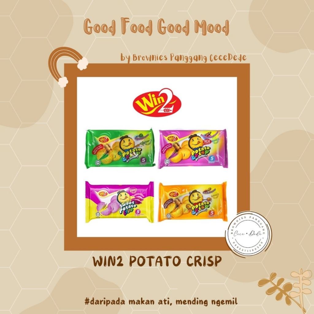 Jual Win2 Sweet Potato Crisp - BBQ, Vegetable, Sour Cream Flavors ...
