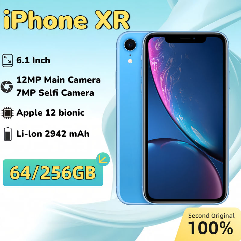 Jual IPHONE XR 64GB 128GB SECOND FULLSET MULUS 100%ORIGINAL All Operator Like New Unlocked Apple ...