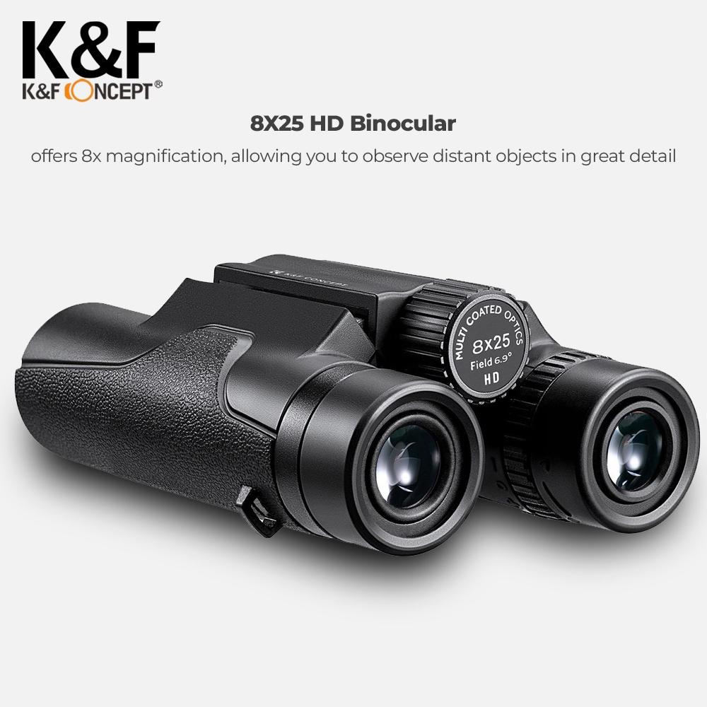 Jual K&F Concept Compact Binocular HD 8x25 - BAK4 for View Wildlife Scenery | Shopee Indonesia