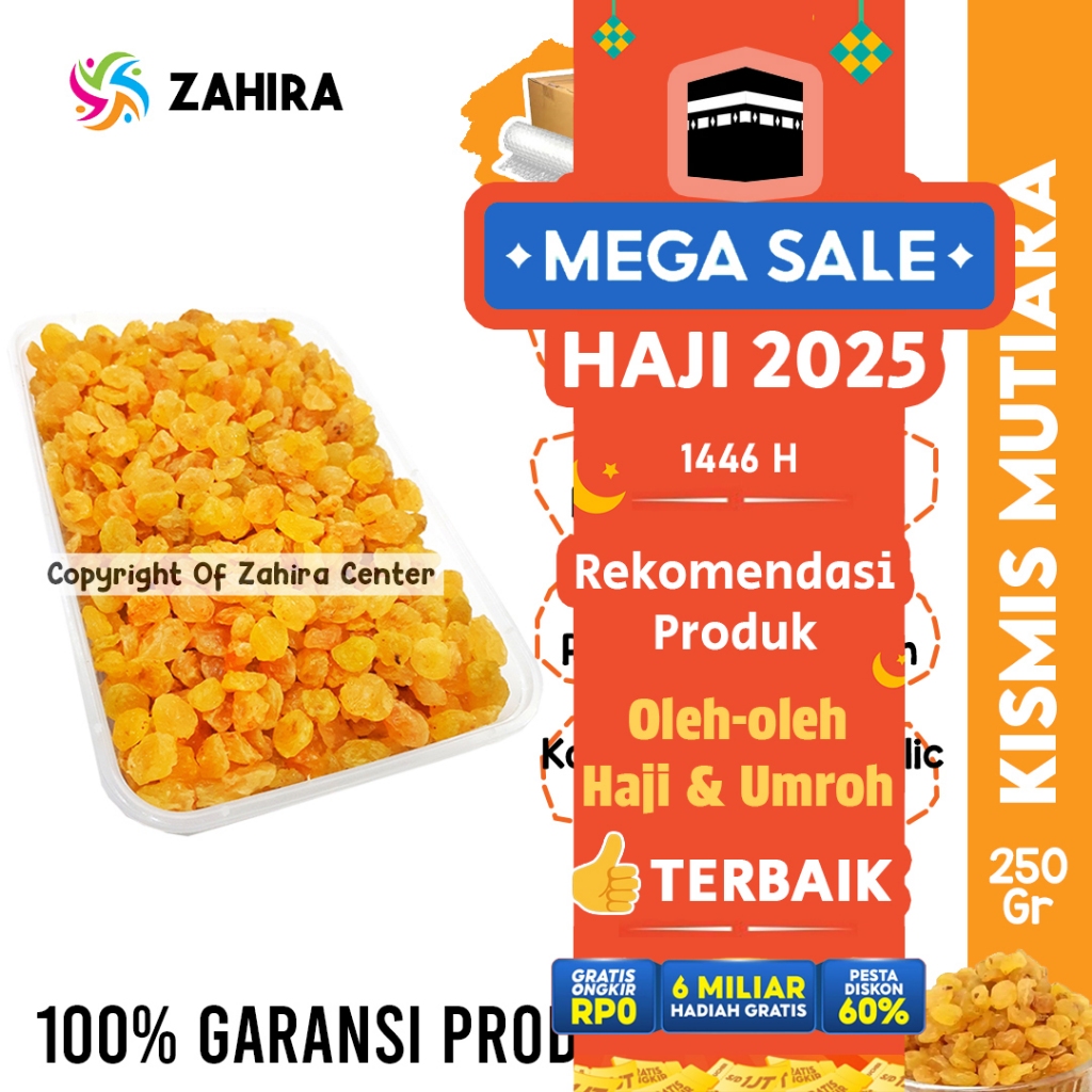 Jual Kismis Asam Manis 250gr Kismis Arab Raisin Kuning Camilan Khas ...