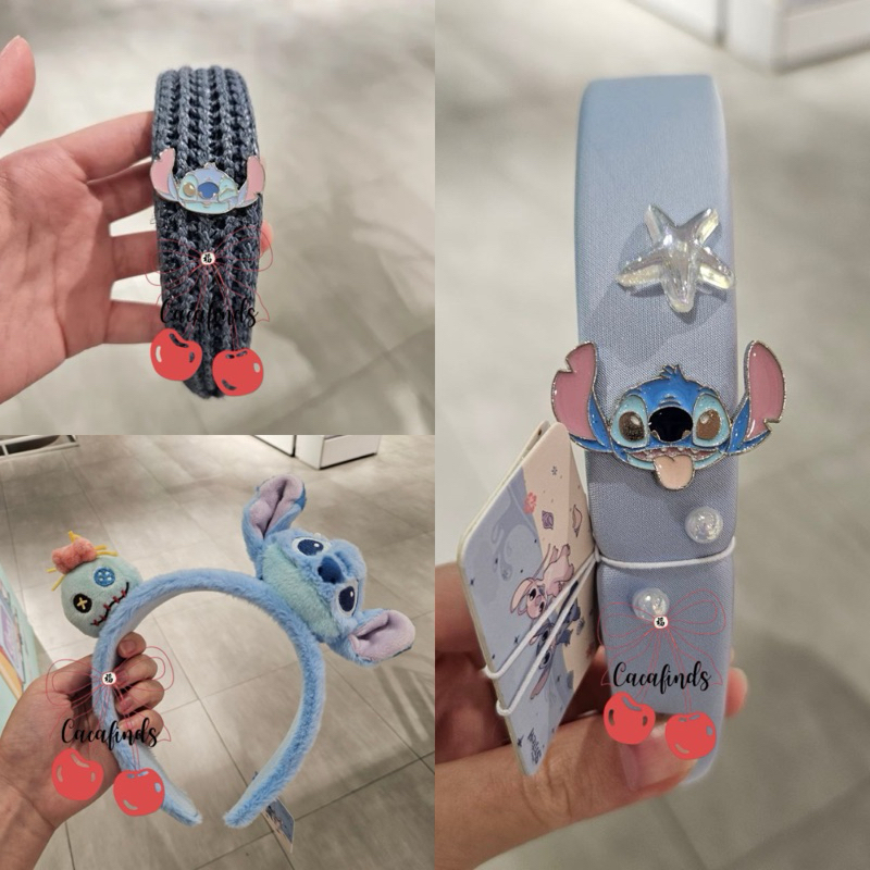 Jual OHSOME x Stitch‼️Bando Plush / Bandana Disney Lilo & Stitch Beac ...