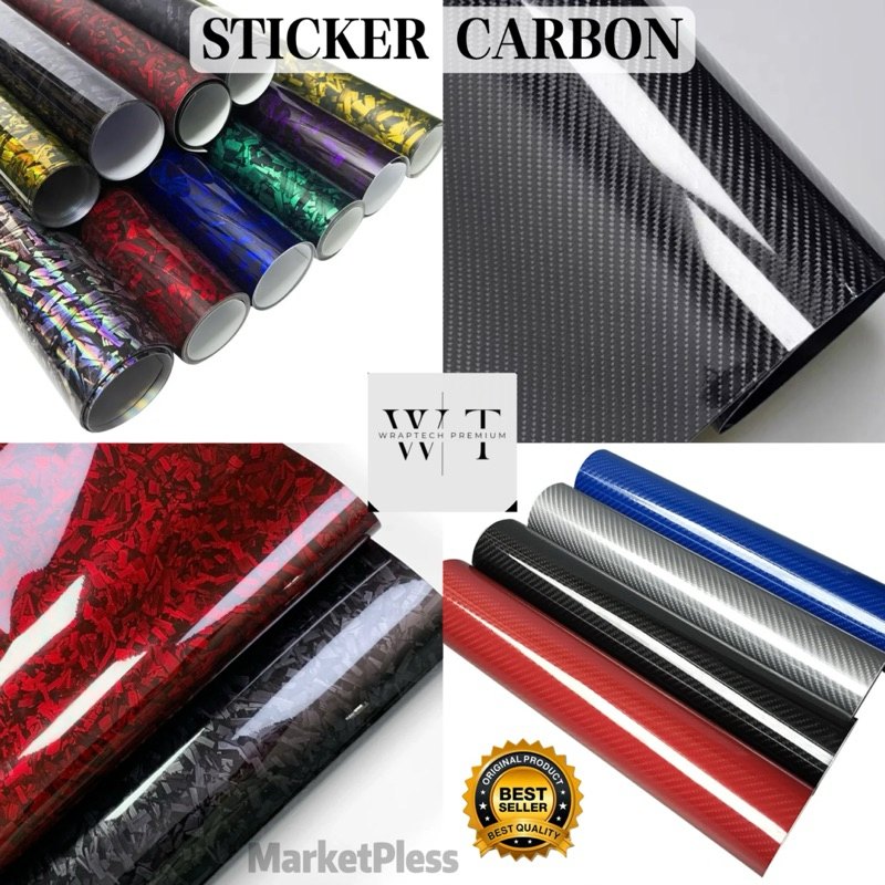 Jual Carbon Glossy sticker skotlet carbon lebar 152 cm | Shopee Indonesia