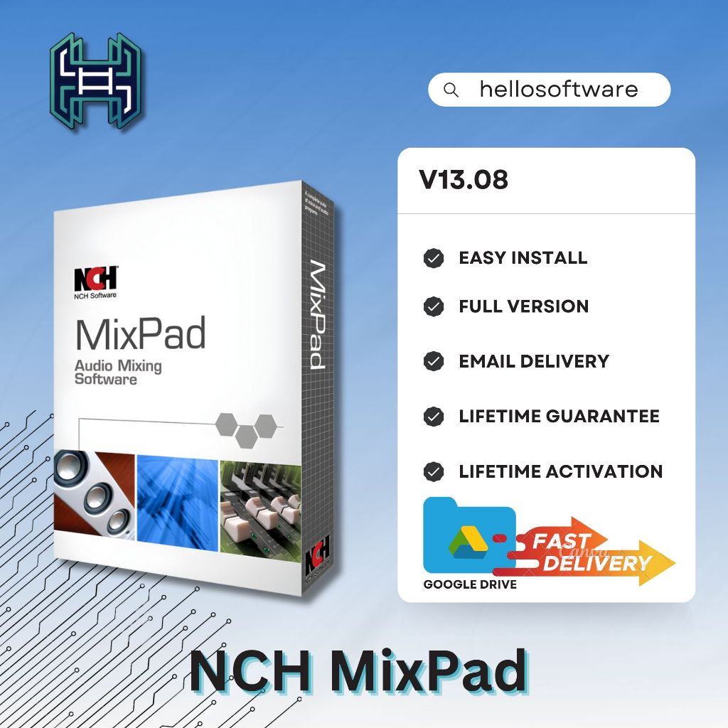 Jual NCH MixPad Pro v13.08 Full Version (Versi Terbaru) | Shopee Indonesia