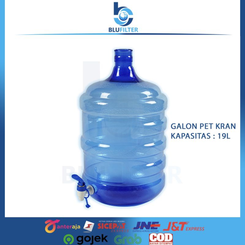 Jual GALON PET KERAN 19 LITER BPA FREE / GALON PET KRAN 19L PREMIUM ...