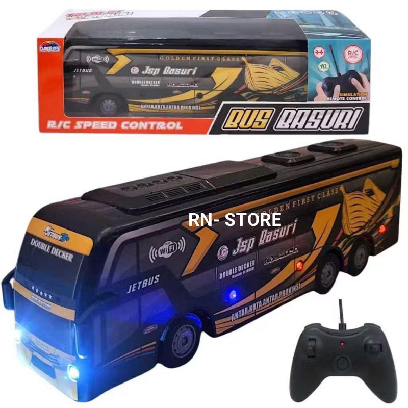 Jual Mainan RC Jet Bus Telolet Bus Basuri Remote Control Bus Musik ...