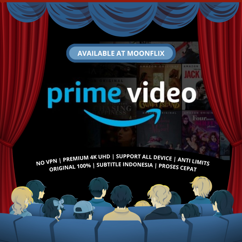 Jual AMAZON PRIME VIDEO ANTI SCREEN LIMIT PRIVATE 1/2/3 BULAN, FULL ...