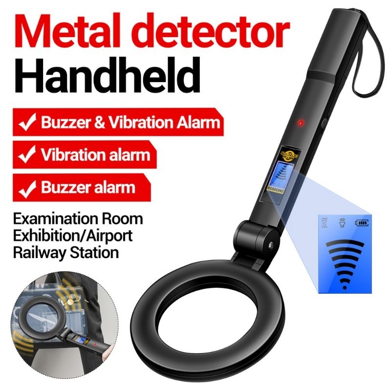Jual portable metal detector super scanner alat deteksi logam sajam check security sekuriti ...