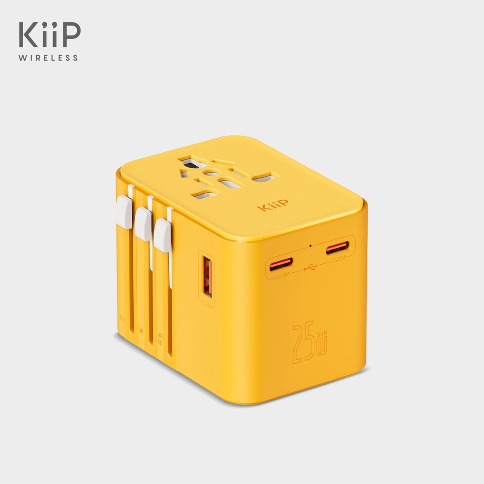 Jual KODE D48C KiiP C27T Travel Adaptor GaN Adapter Charger Universal ...