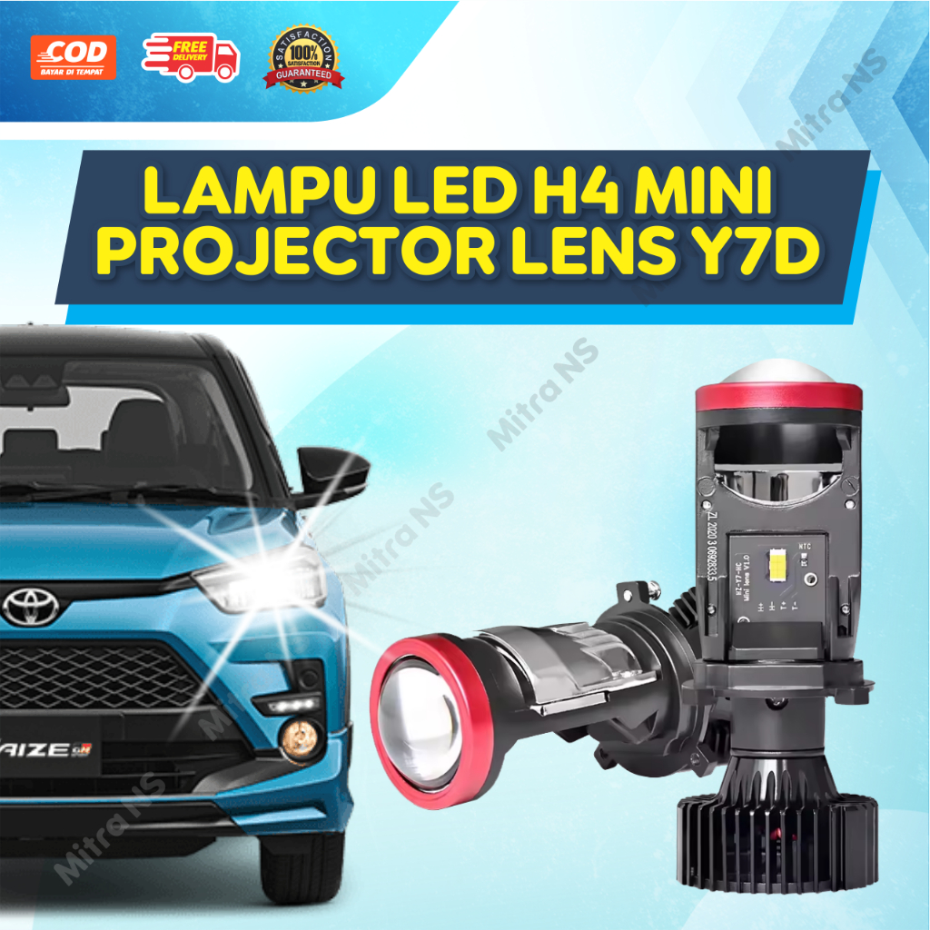 Jual LAMPU LED H4 MOBIL SUPER TERANG TEMBUS KABUT - lAMPU LED H4 MINI ...