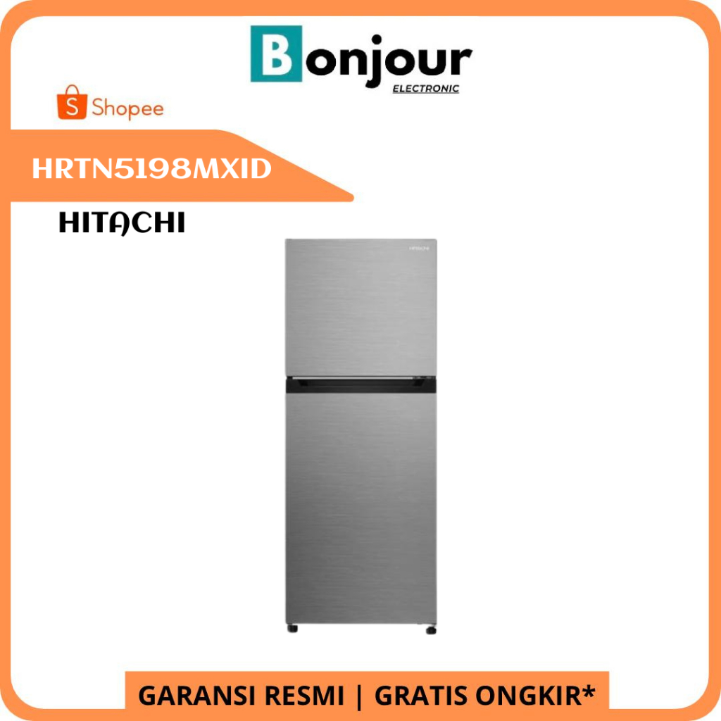 Jual Kulkas Hitachi 2 Pintu HRTN5198MXID 181 Liter Kulkas Hitachi Inverter | Shopee Indonesia