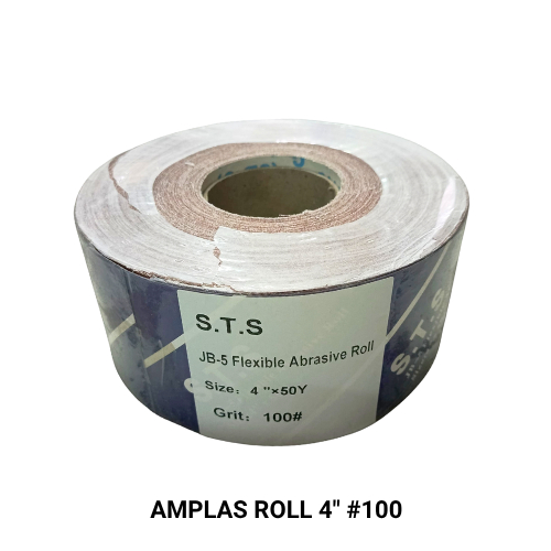 Jual AMPLAS ROLL 4" X 45 METER GRIT 100 / AMPLAS KAIN GULUNGAN #100 ...