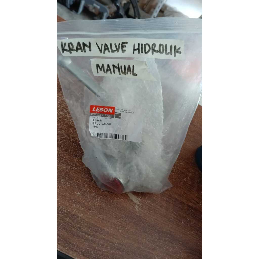 Jual KRAN VALVE HYDRAULIC MANUAL 1 INCH UNTUK TRADO, FOCO CRANE,WING ...