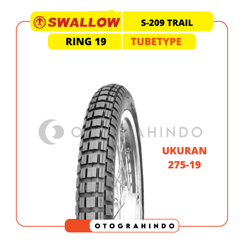 Jual BAN LUAR SEPEDA MOTOR SWALLOW S-209 TRAIL UKURAN 275-19 RING 19 ...