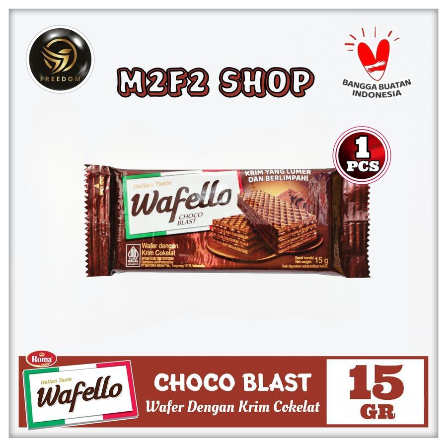 Jual Roma Wafer Wafello Choco Blast | Krim Cokelat - 15 gr (Kemasan ...
