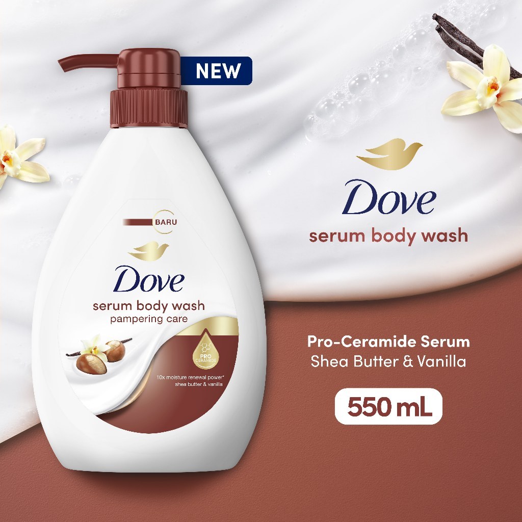 Jual Dove Serum Body Wash Pro-Ceramide - Pampering Care 550ml | Shopee ...