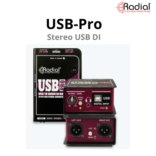 Jual Radial USB-Pro Stereo USB DI | Shopee Indonesia