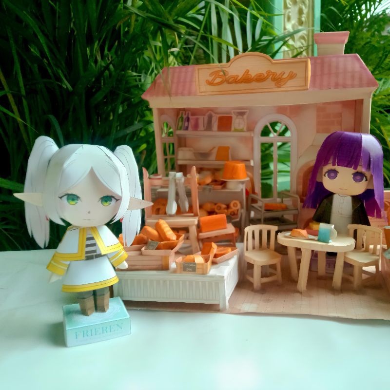 Jual Figure Anime Papercraft Frieren: Beyond Journey's End (bisa custom ...