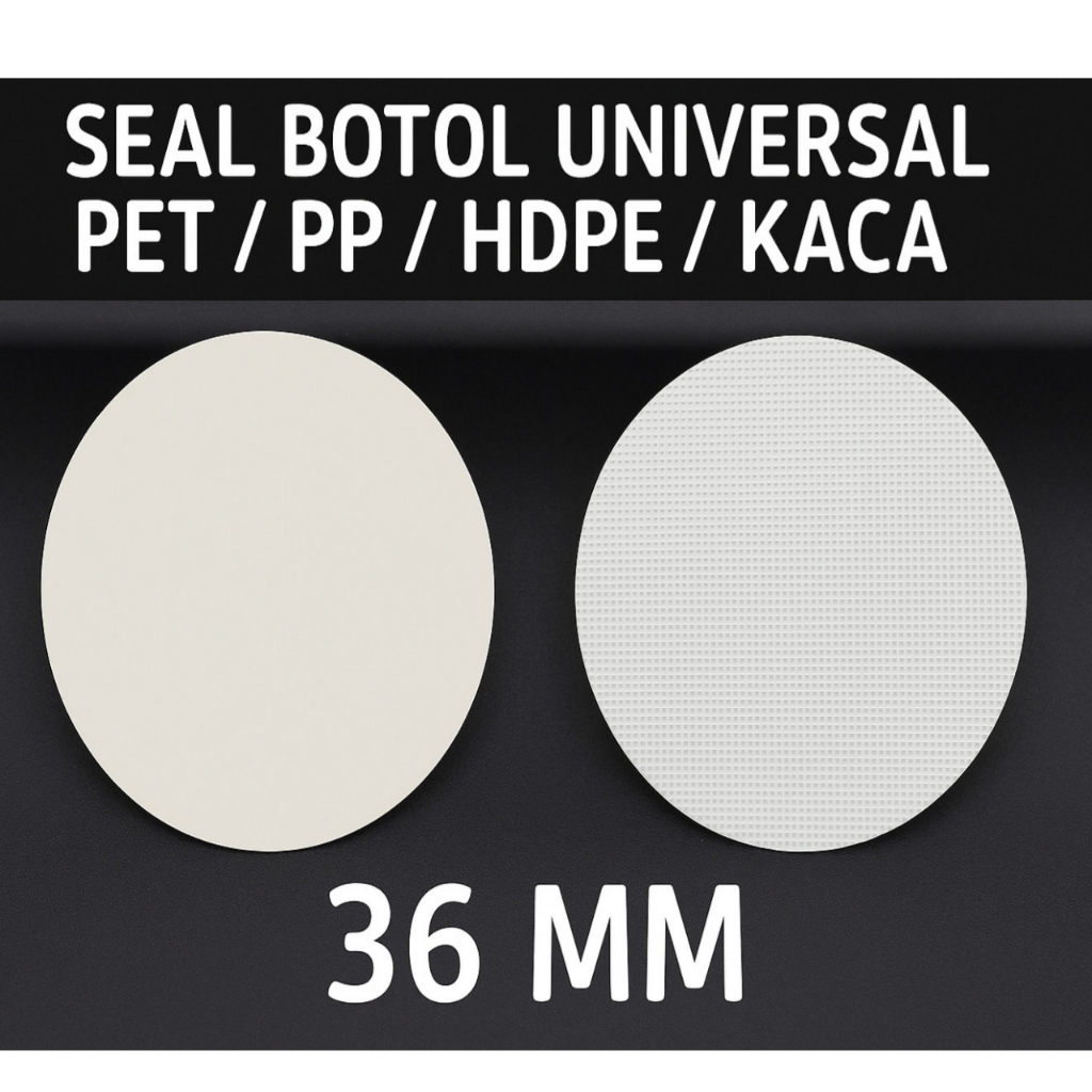 Jual / 10 PCS SEAL 36 , 41 , 46 MM UNIVERSAL / Segel Botol Aluminium ...