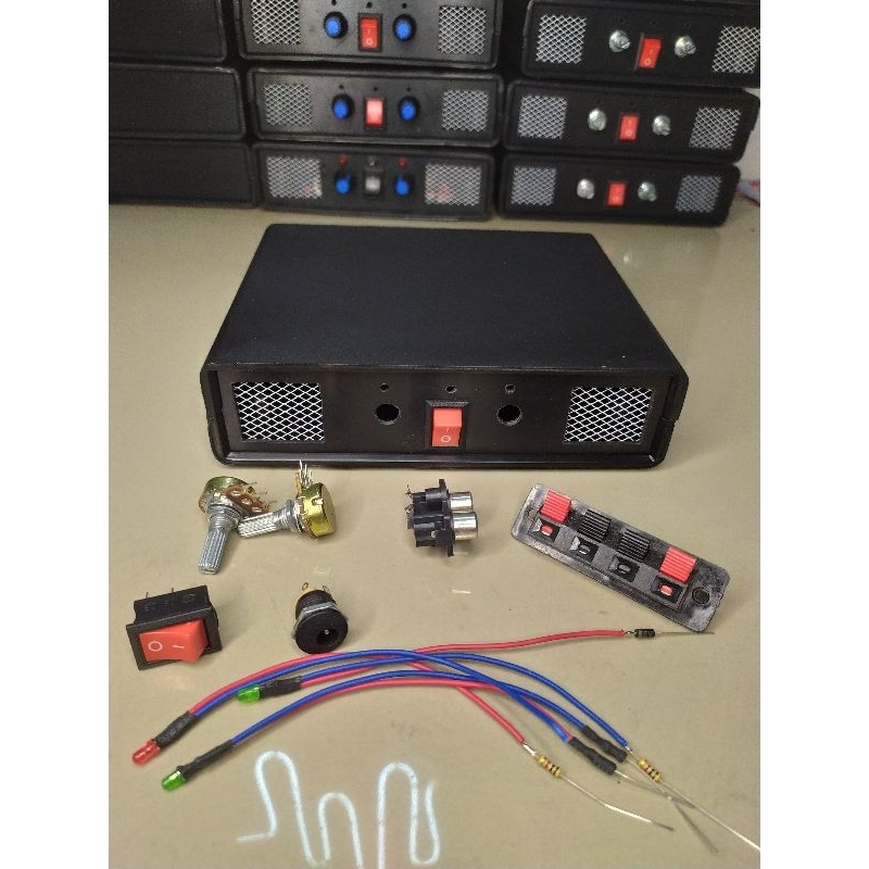 Jual box amplifier lengkap dengan part komponen | Shopee Indonesia