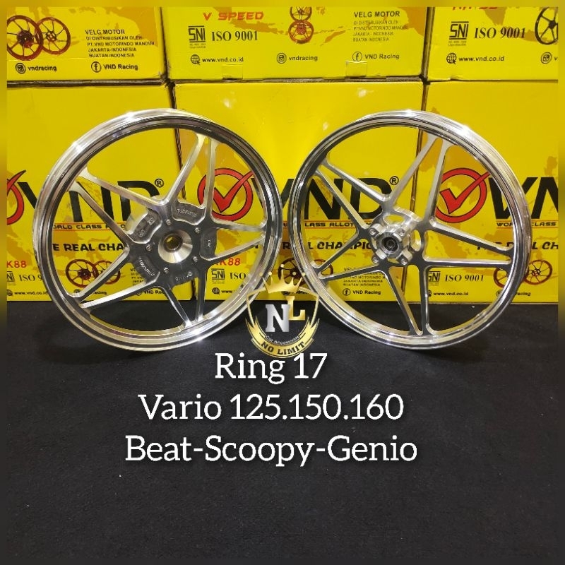 Jual VELG VND V SPEED GEN 2 VARIO 125/VARIO 150/VARIO 160 CBS/BEAT ...