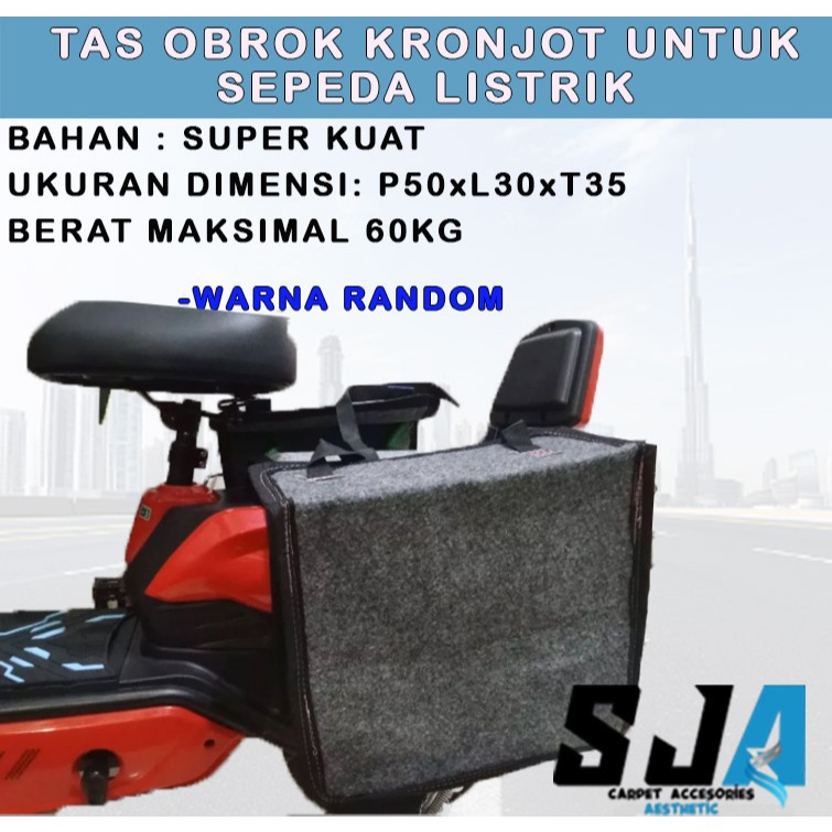 Jual Tas Kronjot Kurir Untuk Sepeda Motor Listrik Bahan Kuat / Tas ...