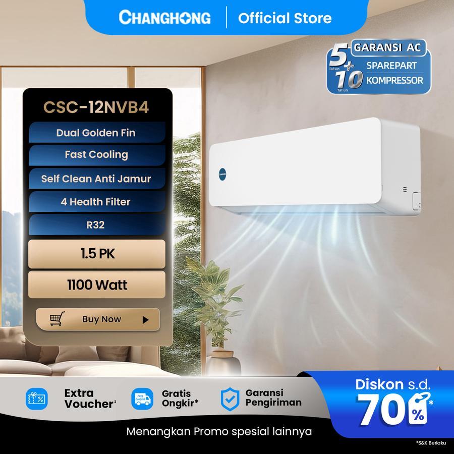 Jual KHUSUS INSTANT Changhong CSC-12NVB4 AC 1.5 PK Dual Golden FIN ...