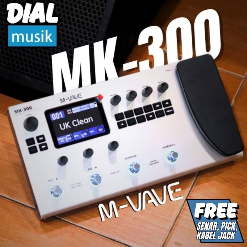 Jual M-VAVE MK300 Multi Effects Processor / MVAVE MK-300 / Multi Efek M VAVE MK 300 | Shopee ...