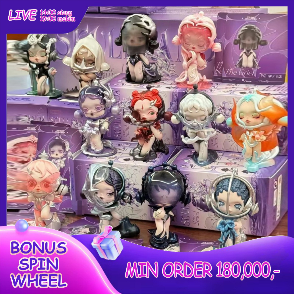 Jual SkullPanda Blind Box Bebas Pilih Figure Skull Panda The sound ...