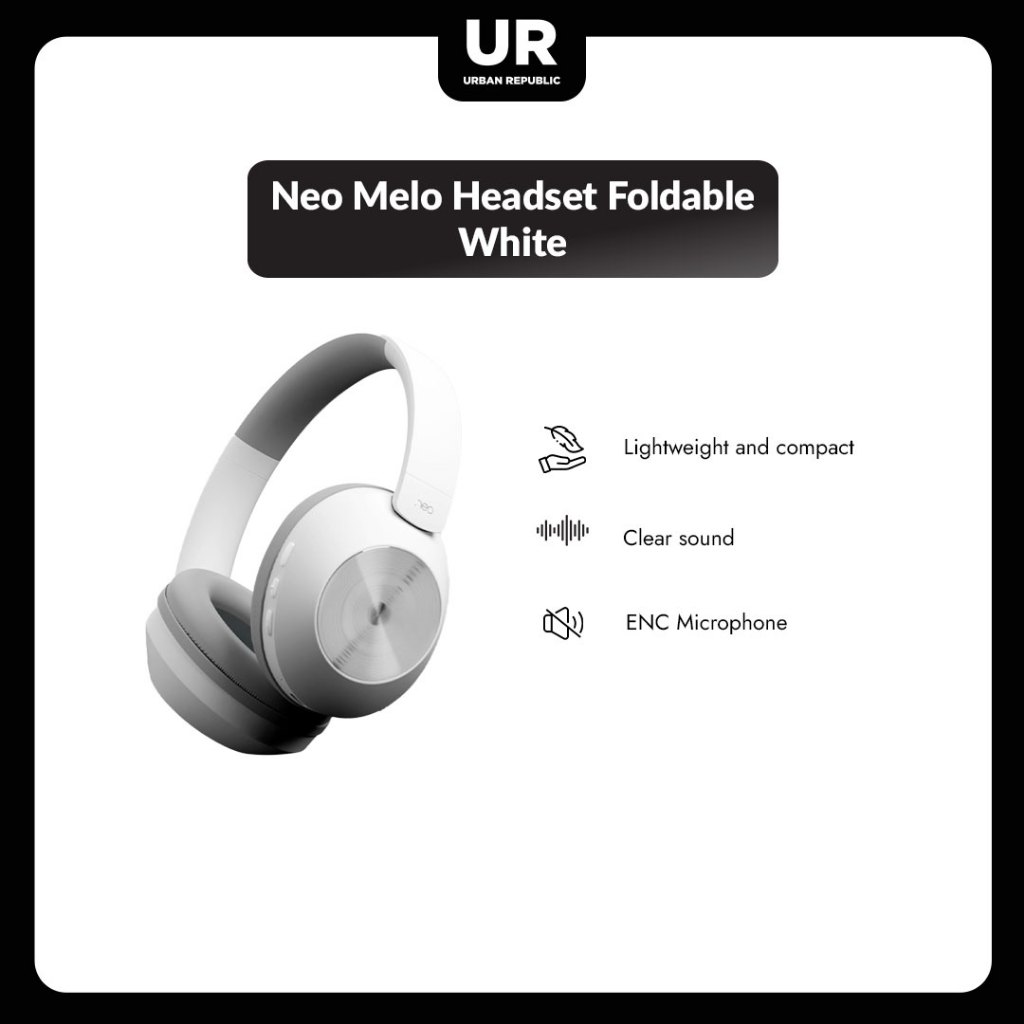 Jual Neo Melo Headset - White | Shopee Indonesia
