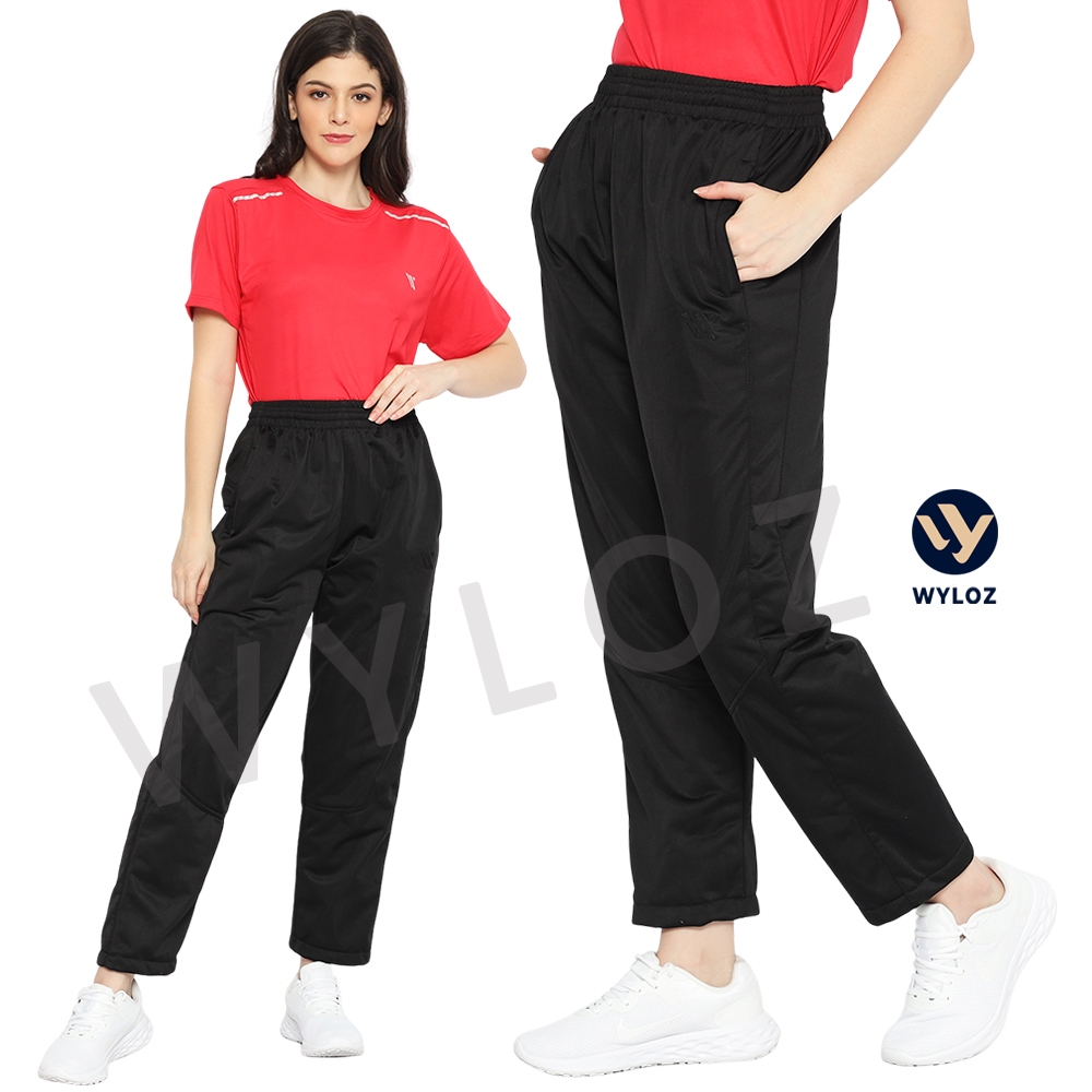 Jual Wyloz Celana Training Pants Olahraga Wanita Hitam Trening Sport ...
