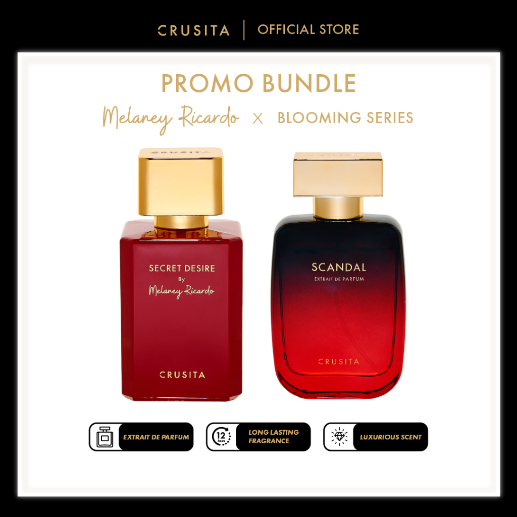 Jual Crusita - Promo Bundle Melaney Ricardo Series X Blooming Series Extrait De Parfum 50ML ...