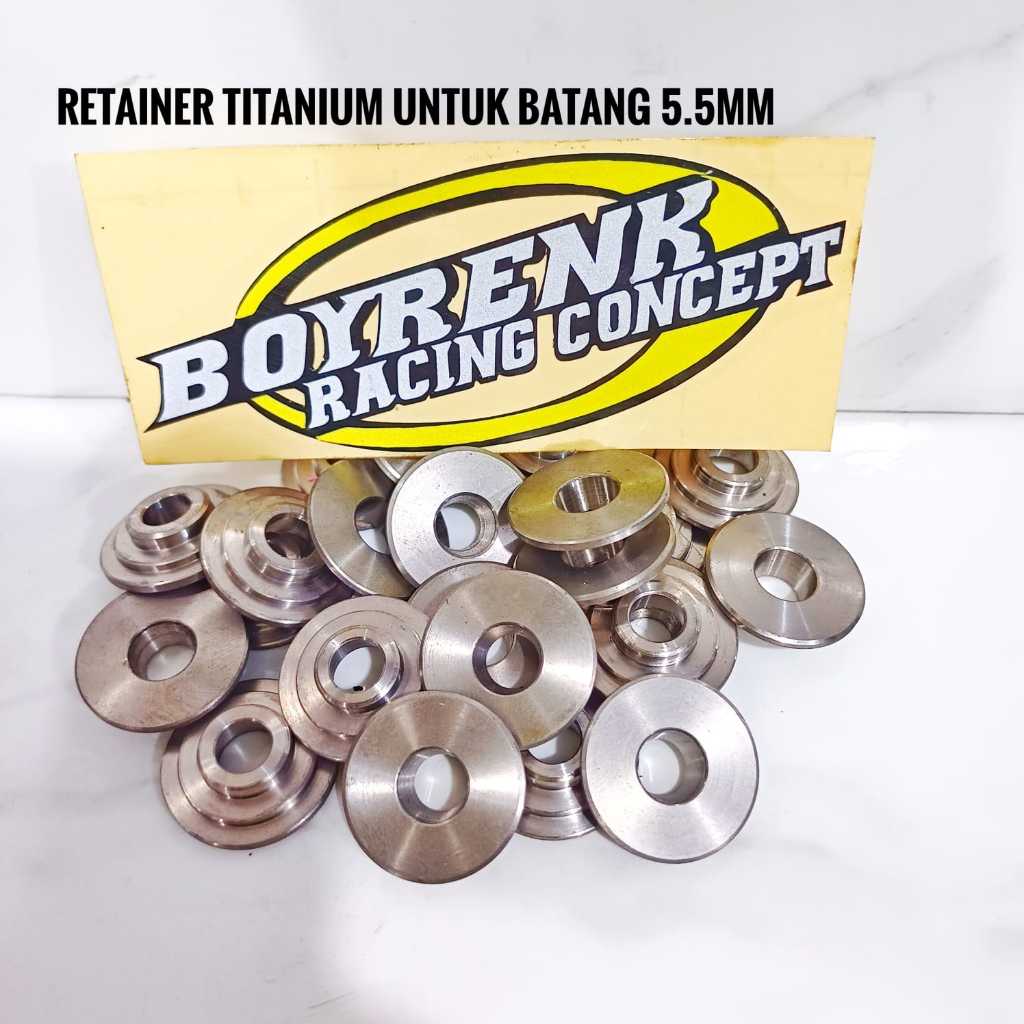 Jual RETAINER TITANIUM TOPI KLEP SAJA BAHAN TITANIUM UNTUK KLEP BATANG ...