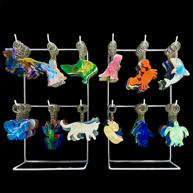 Jual Gantungan Kunci Plastik Daur Ulang Unik Keychain Keyring Bag Charm ...
