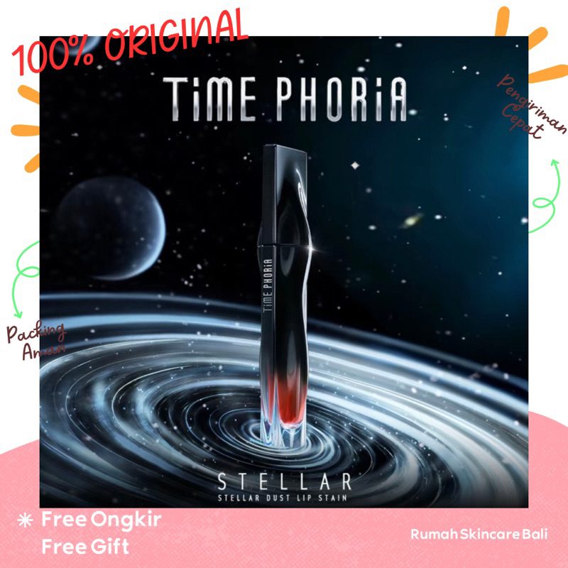 Jual TIME PHORIA - Stellar Dust Lip Stain Timephoria | Shopee Indonesia