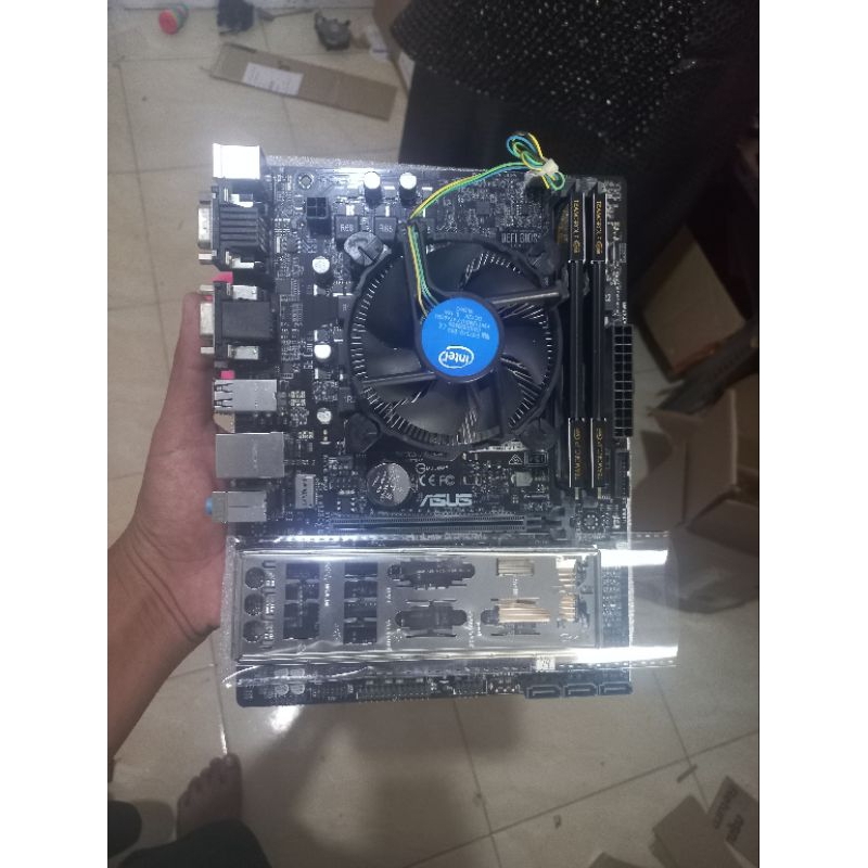 Jual Paket mainboard lga 1151 H110 G4560 DDR4 8GB FAN | Shopee Indonesia
