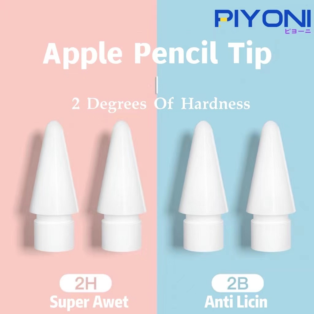 Jual Piyoni Apple Pencil Tip Soft Hard iPad Pro Pencil Nibs Superb ...