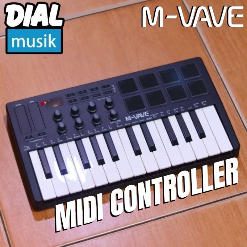 Jual MVAVE SMK 25 Professional Midi Controller Black - USB Midi Controller Keyboard / SMK25 ...