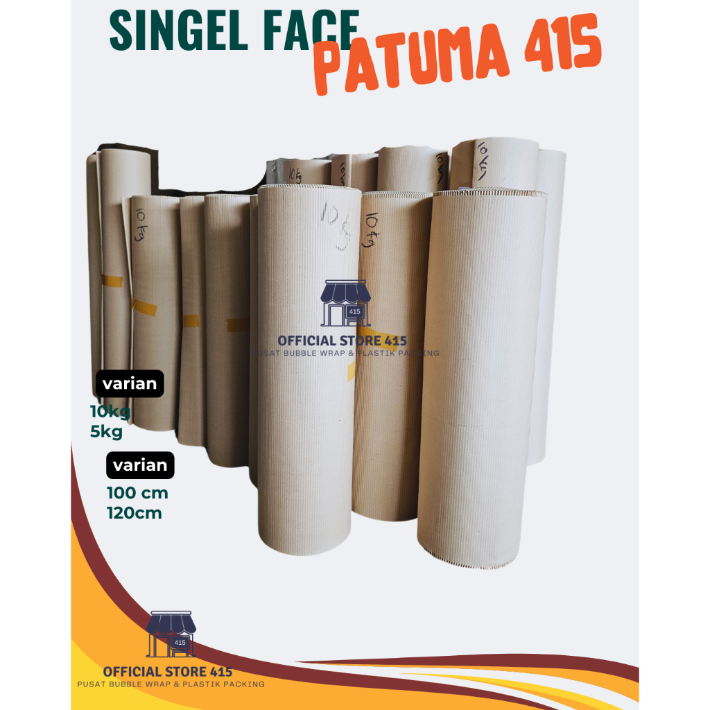 Jual Single Face Karton Lembaran Corrugated Kardus Gulungan Tinggi ...