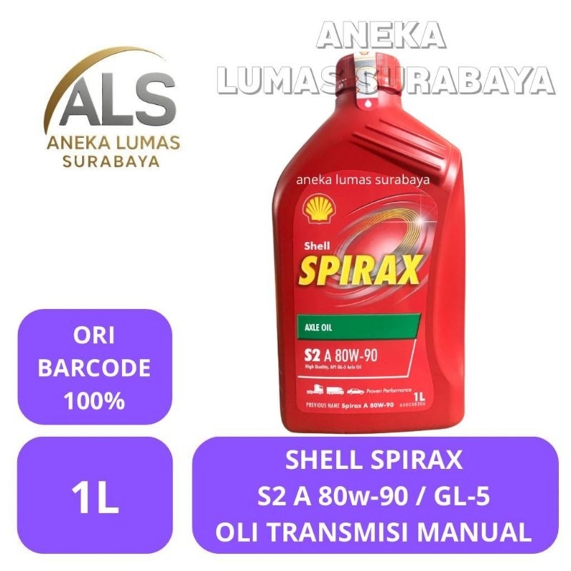 Jual Shell Spirax Oil S2 sae 80W-90 1Liter / Oli gardan mobil Original ...