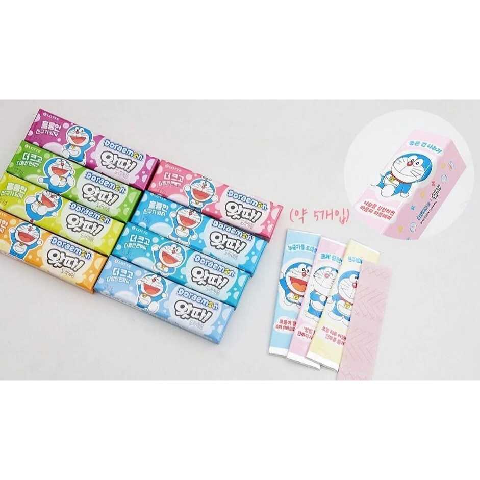 Jual LOTTE WATTA Gum x Doraemon Characters Permen Karet korea | Shopee ...