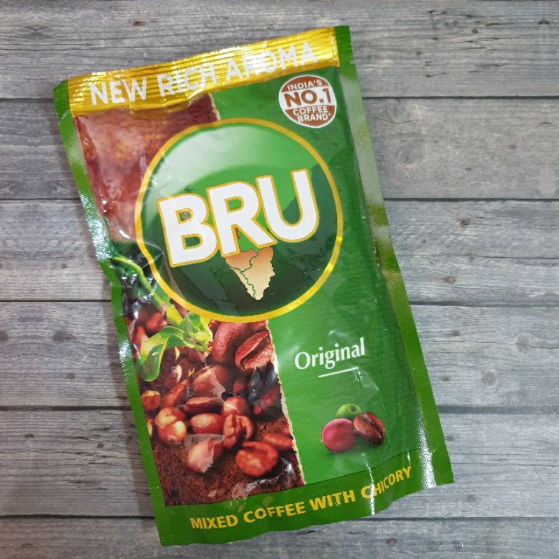 Jual Bru Original Coffee Kopi Hitam Instant India Nescafe Gold | Shopee ...