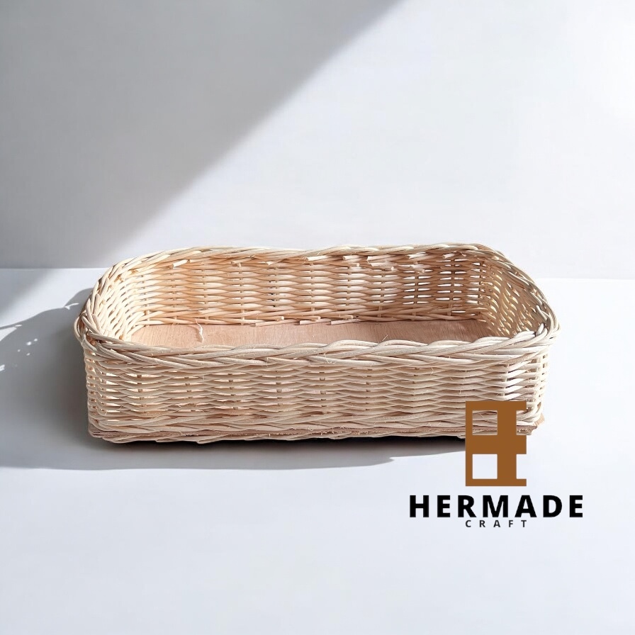 Jual KERANJANG ROTAN 30X15X5 UNTUK HAMPERS PARCEL BUAH SESERAHAN ...