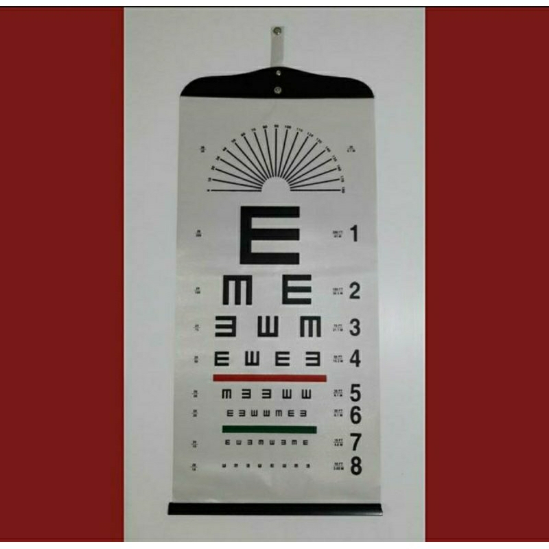 Jual Snellen Chart Alphabet + E ( 1 Set ) | Shopee Indonesia