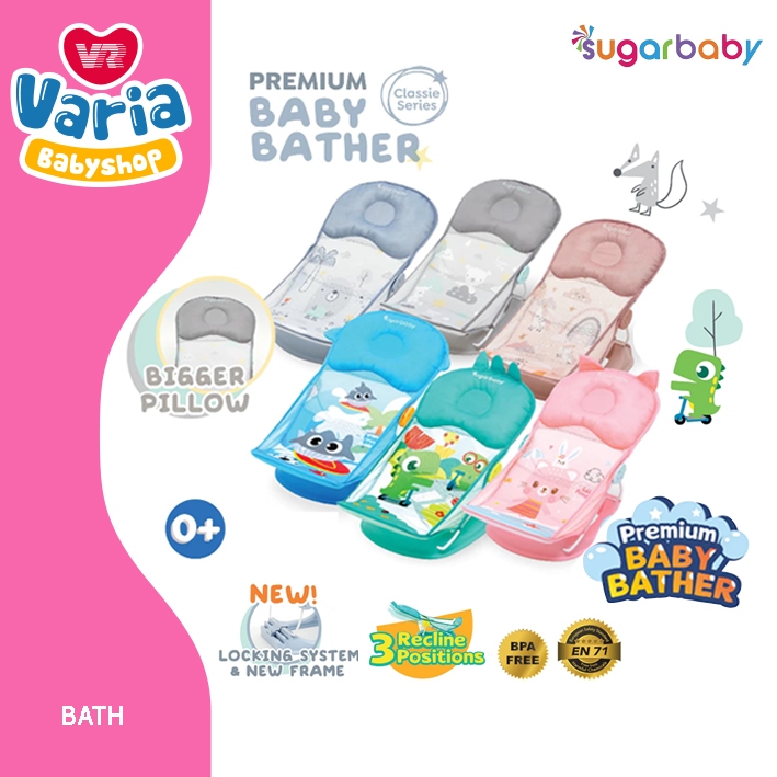 Jual SUGARBABY PREMIUM BABY BATHER/PERLENGKAPAN MANDI BAYI/KURSI MANDI ...