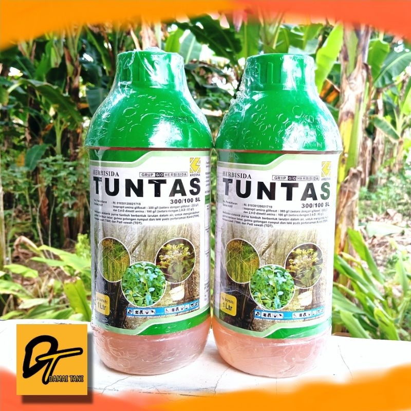 Jual Herbisida TUNTAS 300/100 SL isi 1 Liter Pembasmi Rumput Sampai ...
